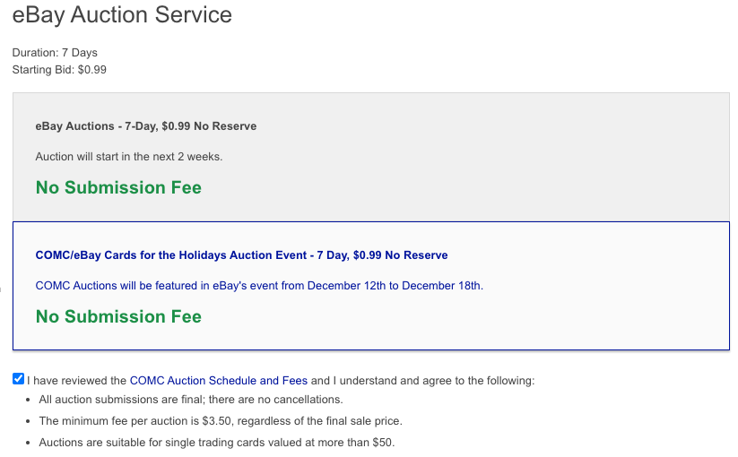 eBay Auction Event: 2022 Cards for the Holidays! – COMC Blog