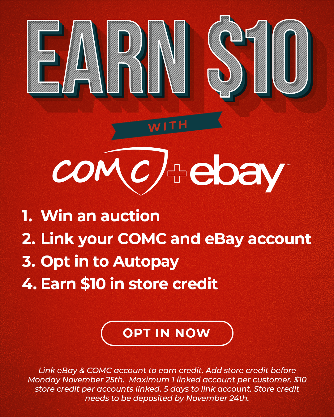 Win a COMC Auction on eBay and use Autopay to earn a $10 credit! – COMC ...