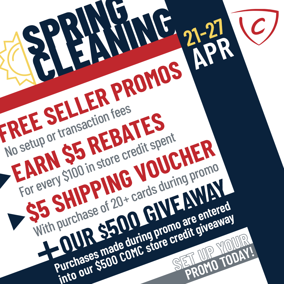 Spring Cleaning 2025 is coming soon! April 21st – April 27th – COMC Blog
